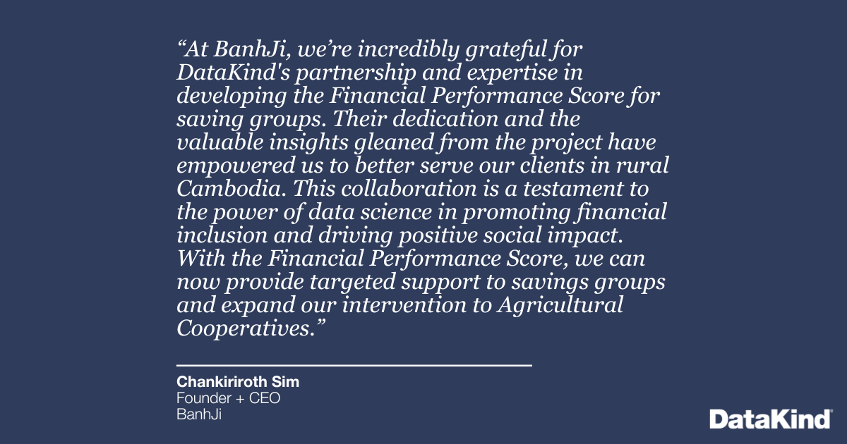 BanhJi Case Study: Developing a Financial Performance Score to Empower ...