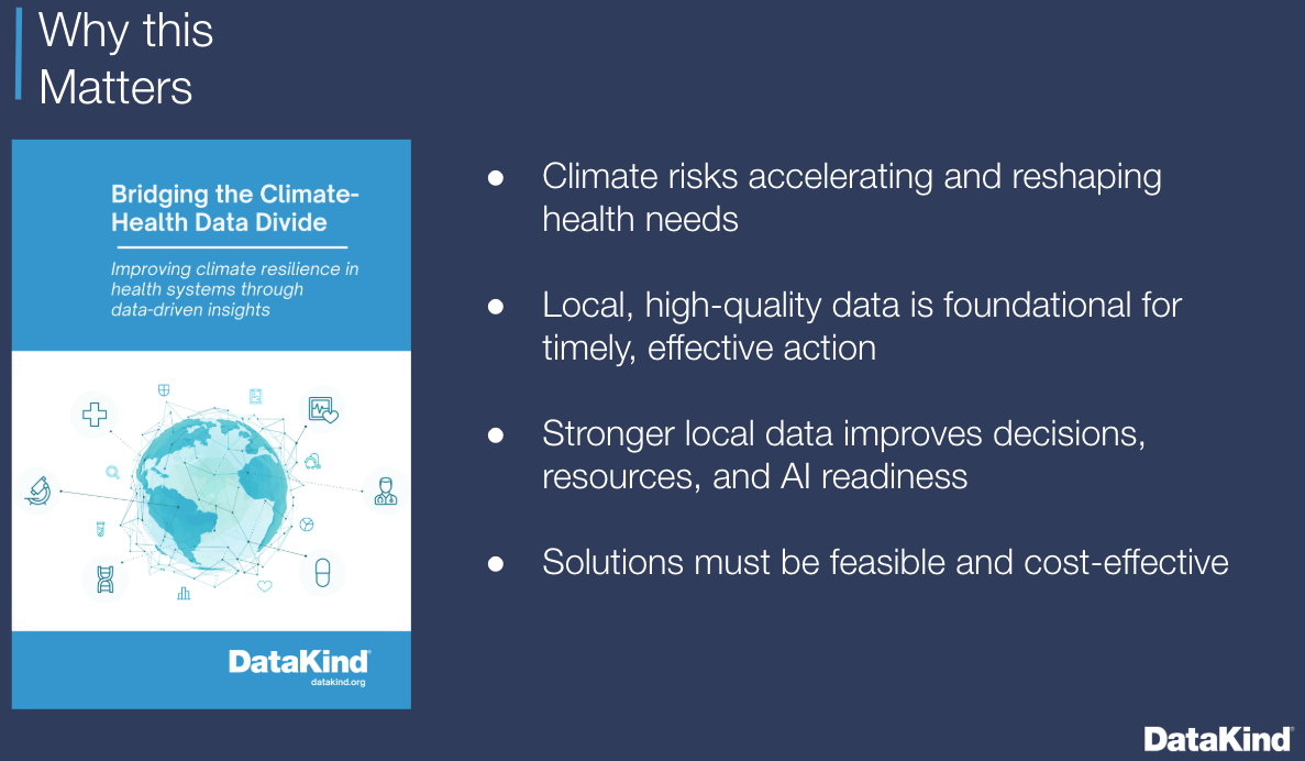Building Climate-Resilient Health Systems: Insights from DataKind’s ...